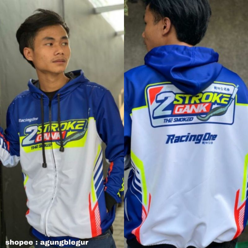 Jual JAKET TWO STOKE FULL PRINTING ORIGINAL RACING ONE / JAKET 2 STROKE GANK FIZ R NINJA RX KING ...