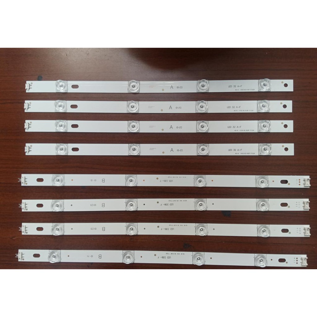 Jual Lampu LED Backlight 4 mata 6 volt Cekung Lensa Kecil utk LG 42LB ...