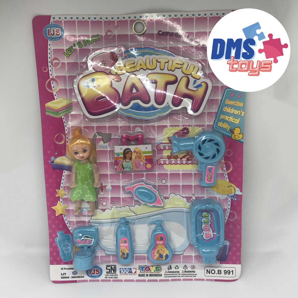 Jual Mainan Anak DMS Toys Beautiful Bath Bocil Perlengkapan Mandi B991 ...