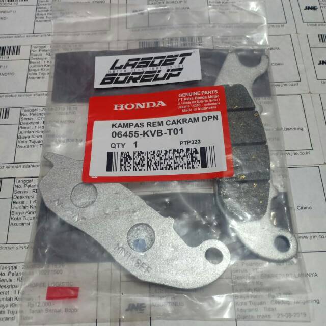 Jual DISPAD KAMPAS REM CAKRAM DEPAN HONDA KVB-VARIO 110 PERTAMA OLD ...