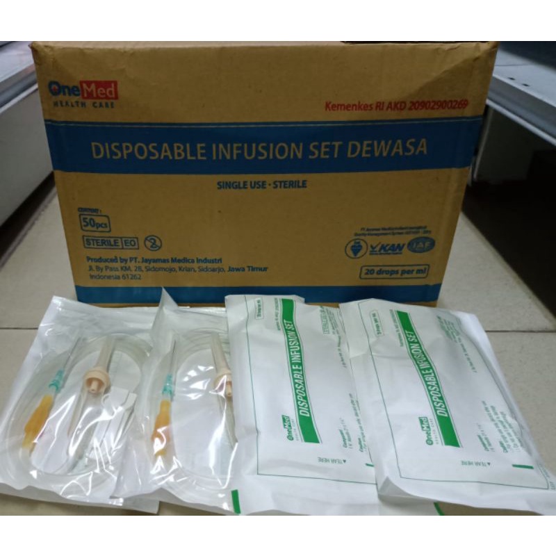 Jual Infuset/infusion Set Dewasa Onemed(pcs) | Shopee Indonesia