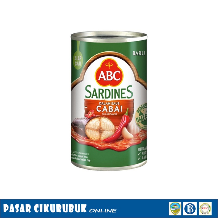 Jual Ikan Sarden Kaleng ABC 155 gr | Shopee Indonesia
