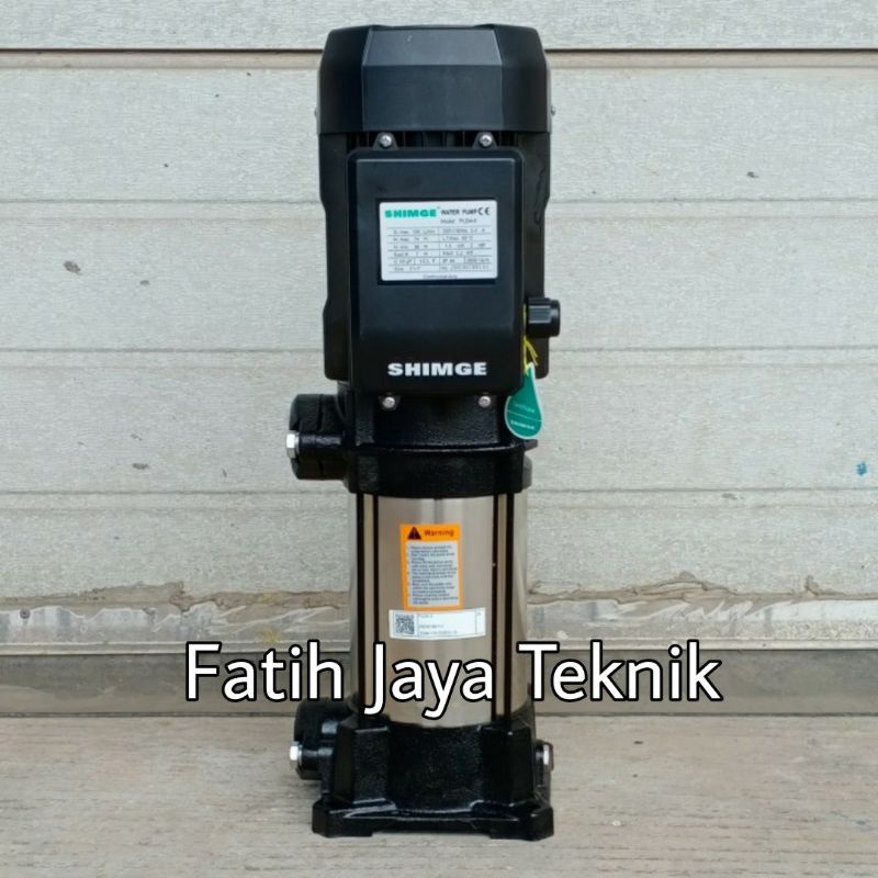 Jual Pompa Booster RO 2000 Gpd Shimge PLD 4-6 2hp 1phase Pompa Vertikal ...