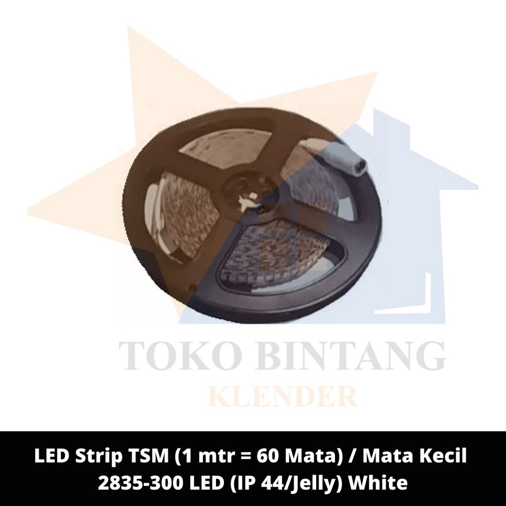 Jual LED Strip TSM Mata Kecil 2835-300 LED (IP 44/Jelly) White | Shopee ...