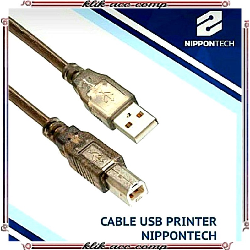 Jual Kabel Printer Nippontech 10 Meter HP Canon Epson 10 meter / Kabel ...
