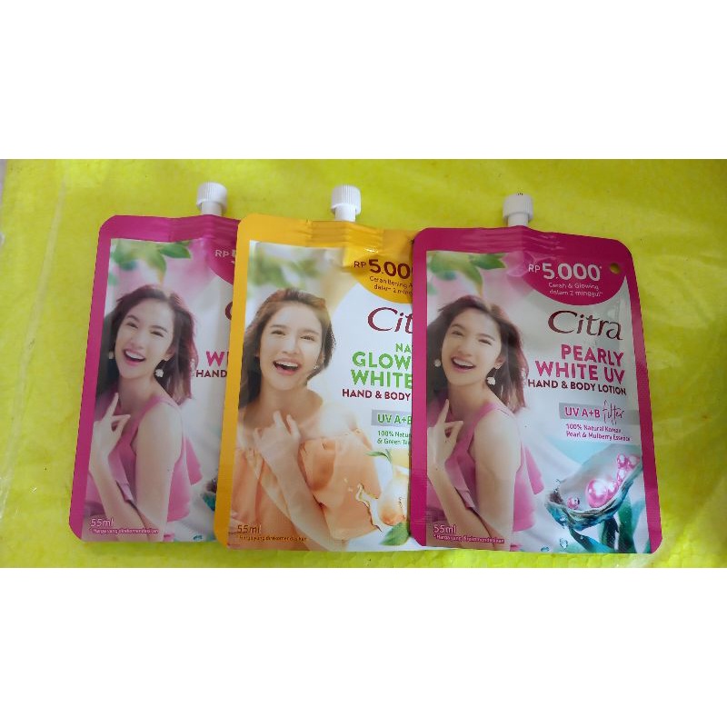 Jual Citra hand body lotion Pouch usi 3 | Shopee Indonesia