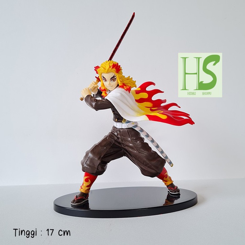 Jual Action Figure Rengoku Kyojuro Battle Pose Fire Hashira Demon ...