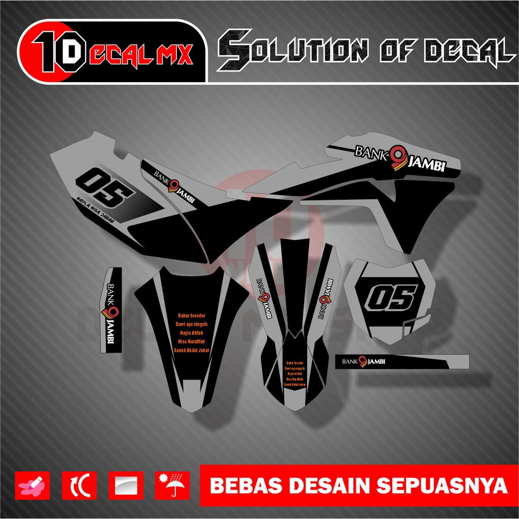 Jual decal sticker klx gordon full body simple | Shopee Indonesia