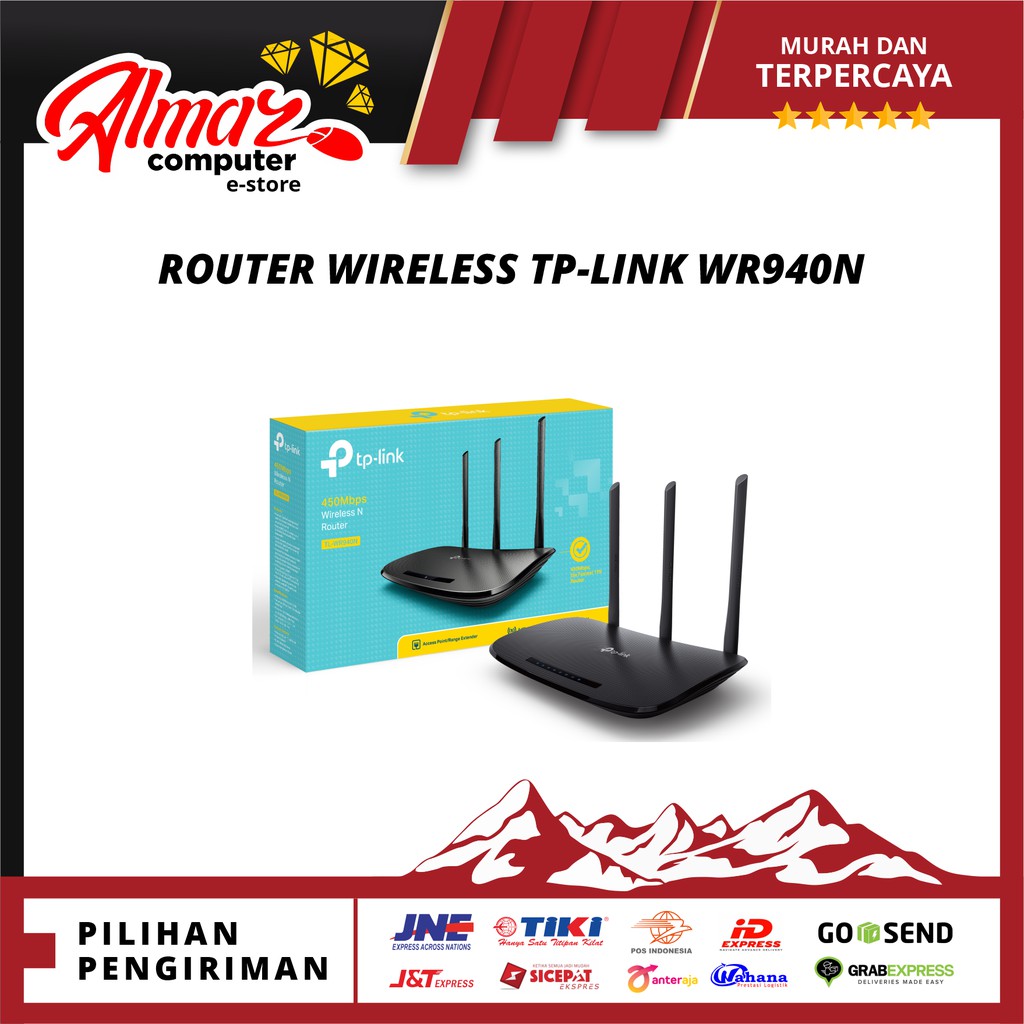 Jual Router Wireless TP-Link TL-WR940N 450Mbps Wireless N Router ...