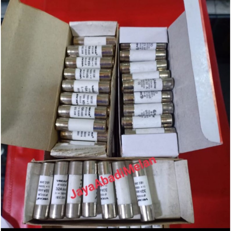Jual FUSE LINK 6A 10A 16A 20A 32A SEKRING TABUNG SEKERING CERAMIC ...