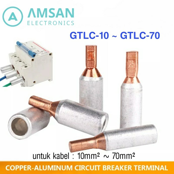 Jual GTLC-10-16-25-35-50-70 mm Terminal Skun MCB High Current Kabel ...