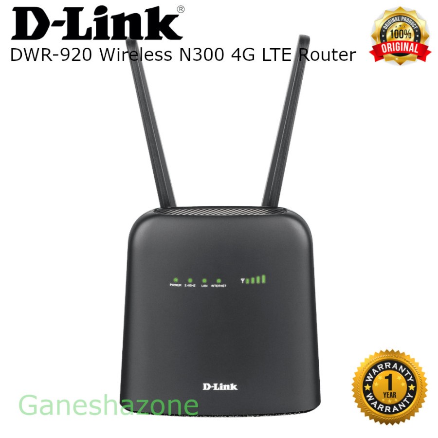 Jual D-Link DWR-920 Wireless N300 4G LTE Router | Shopee Indonesia