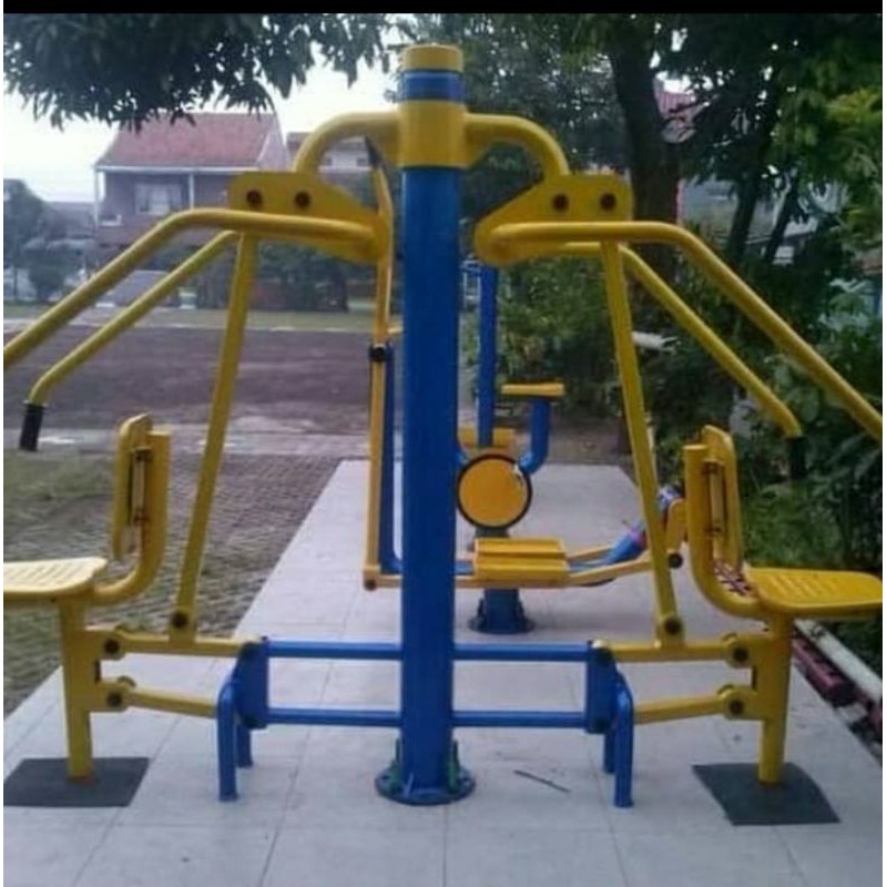 Jual Alat Fitness Chest Press Outdoor | Shopee Indonesia