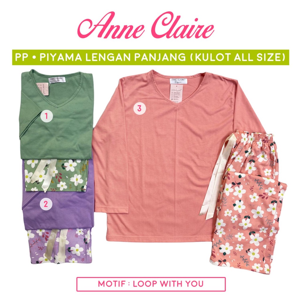 Jual SETELAN ANNE CLAIRE PP LOOP WITH YOU (KULOT ALLSIZE) | Shopee Indonesia