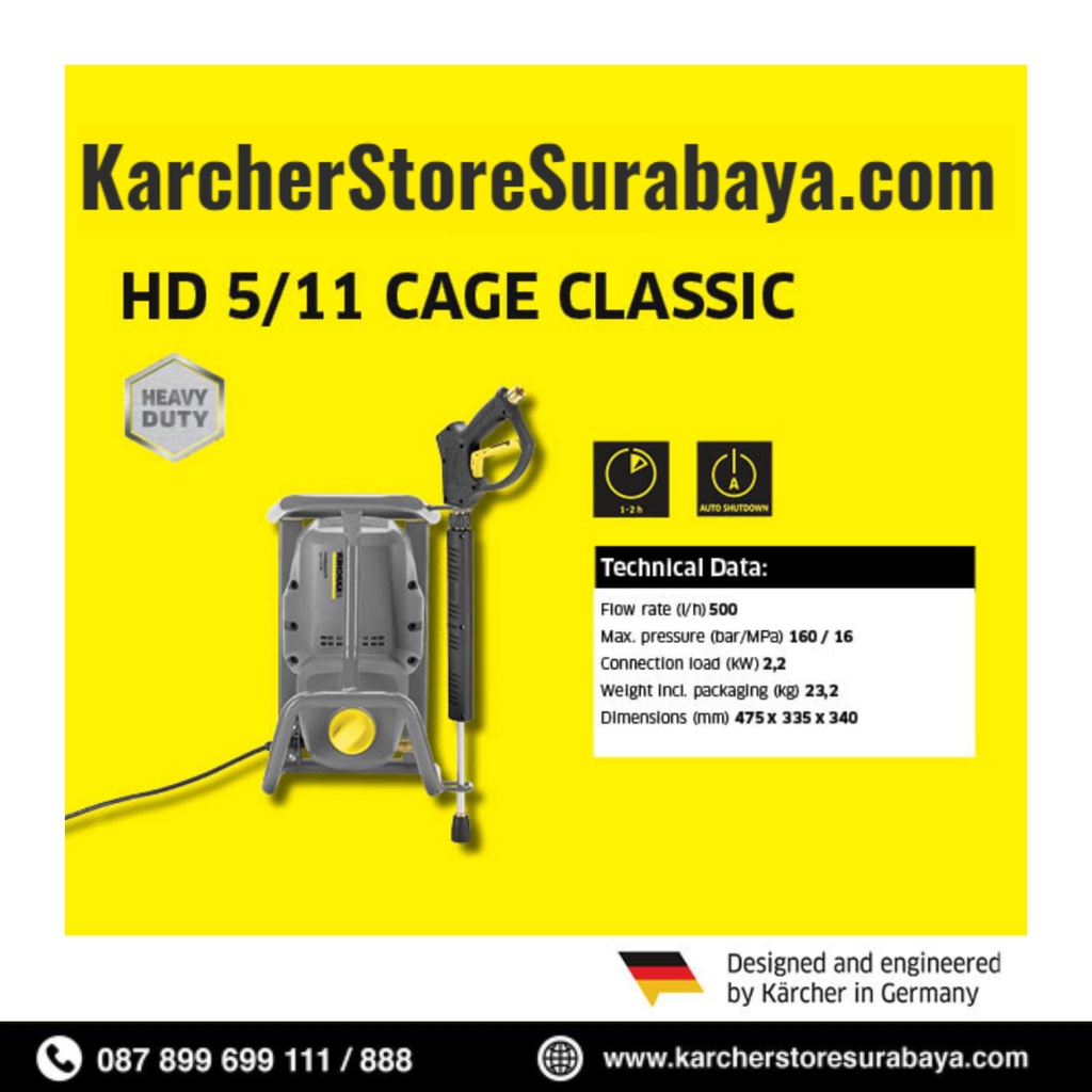 Jual Karcher Pro HD 5/11 Cage Classic | Shopee Indonesia