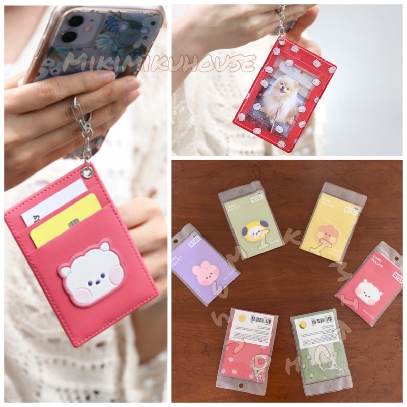 Jual ADA RJ BT21 minini leather patch card holder NEW MONOPOLY OFFICIAL TEMPAT KARTU BTS KOREA ...