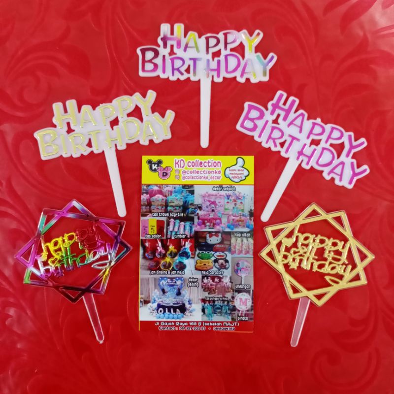 Jual Topper Cake Mini Topper Cake Murah Shopee Indonesia
