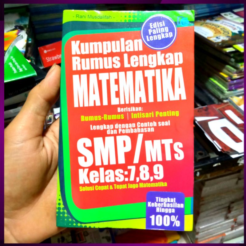 Jual [DC] Buku Kumpulan Rumus Lengkap Matematika SMP/MTs Kelas 7,8,9 | Shopee Indonesia