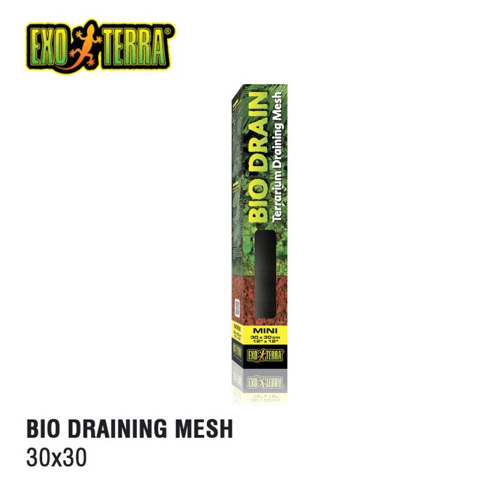 Jual Special Exoterra Bio Drain Mesh 30 x 30 cm terrarium paludarium | Shopee Indonesia