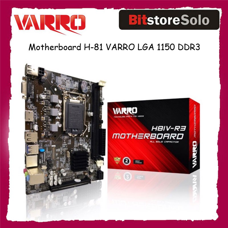 Jual Mainboard Mobo Motherboard Varro H81 LGA 1150 DDR3 Varro | Shopee Indonesia