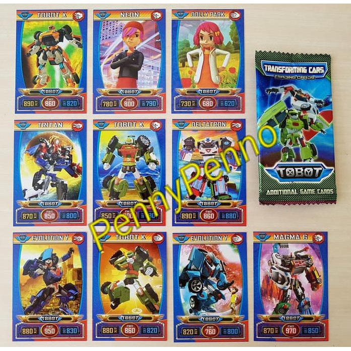 Jual Mainan Kartu Tobot 1 Bungkus Isi 10 Kartu | Shopee Indonesia