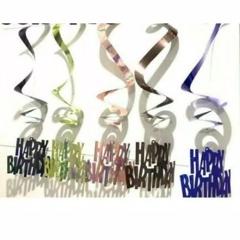 Jual BANNER ULANG TAHUN ANAK BANNER SPIRAL BANNER PESTA | Shopee Indonesia