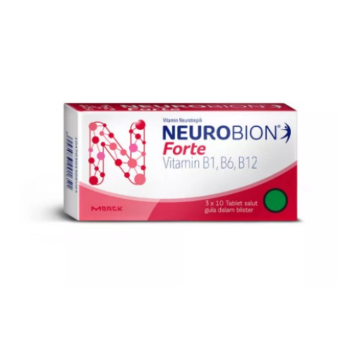 Jual Neurobion Forte neurobion merah 1 box isi 3 strip ( 30 tablet ...