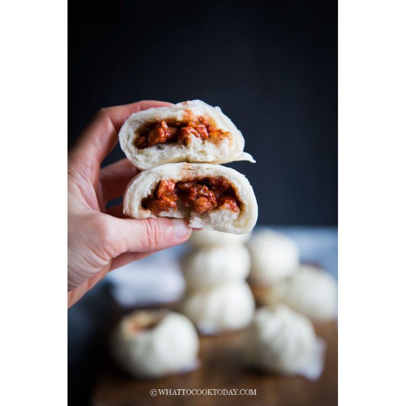 Jual Bakpao isi ayam / charsiew pao / bakpao charsiew | Shopee Indonesia