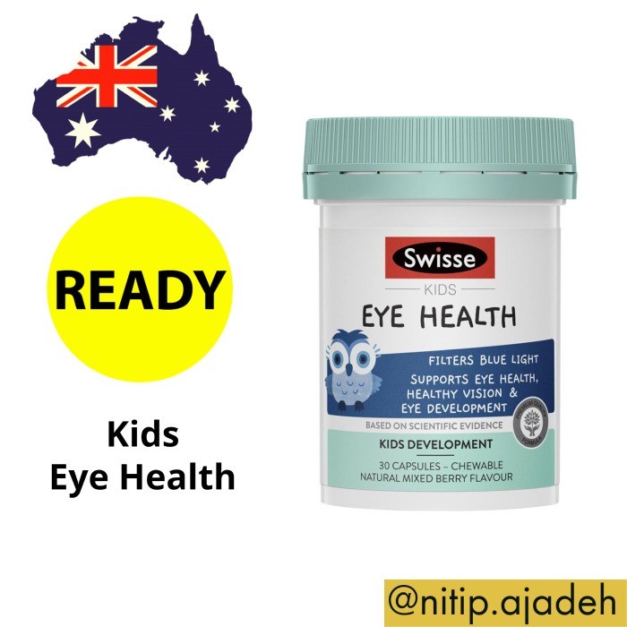Jual Swisse Kids Eye Health 30 Capsules Vitamin Anak Australia Vit Anak ...
