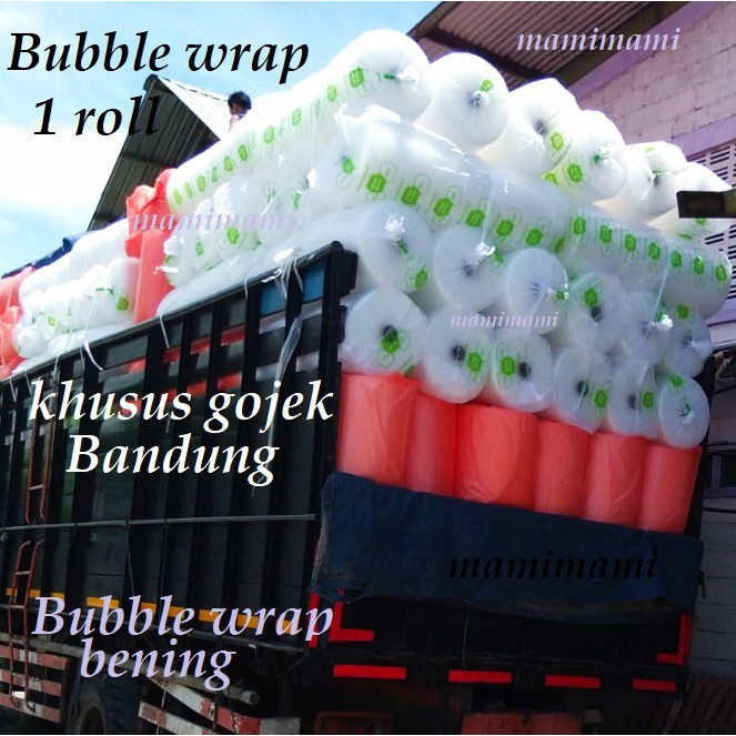 Jual Bubble wrap 1 roll putih bening bagus 1.25m x 50m bubblewrap ...