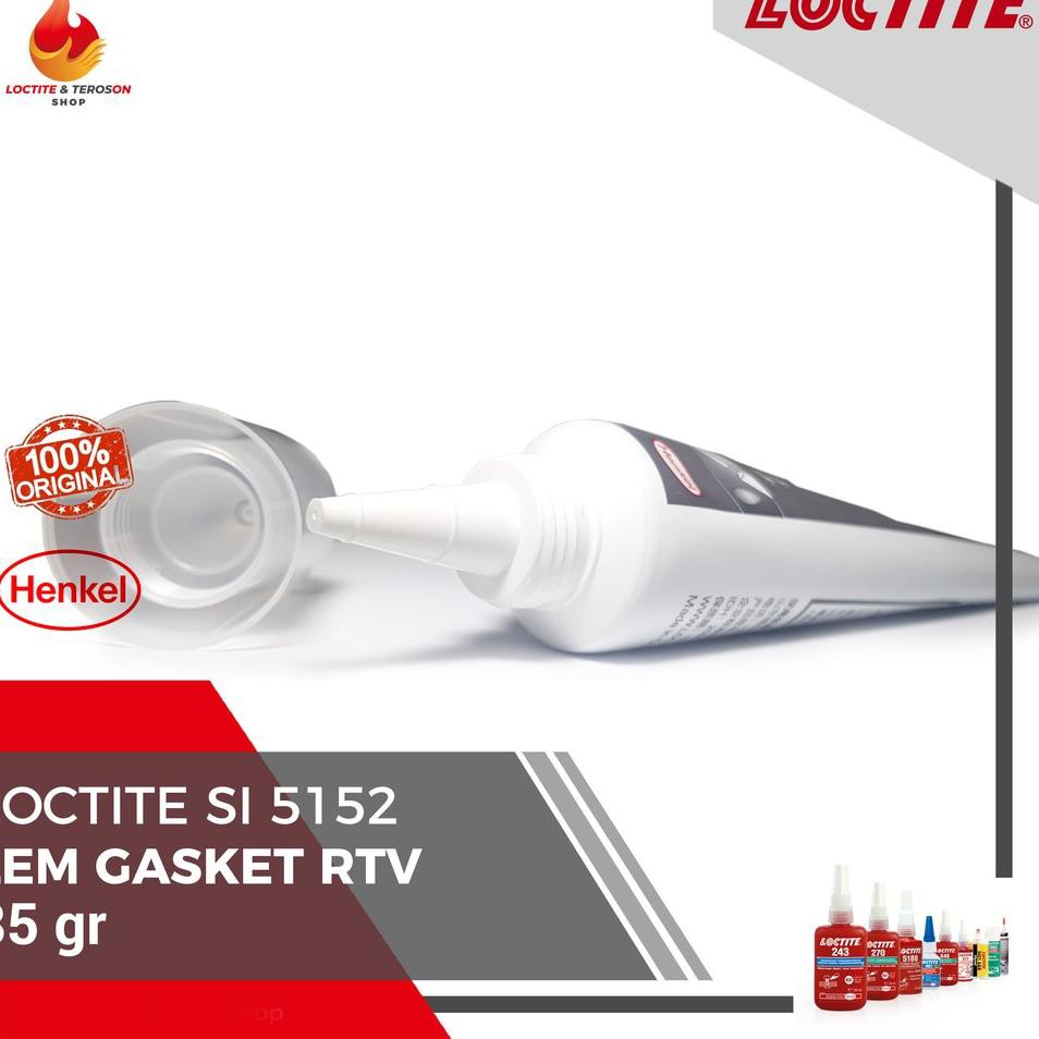 Jual Populher's LEM SILIKON GASKET RTV TAHAN PANAS UNTUK PAKING MESIN ...