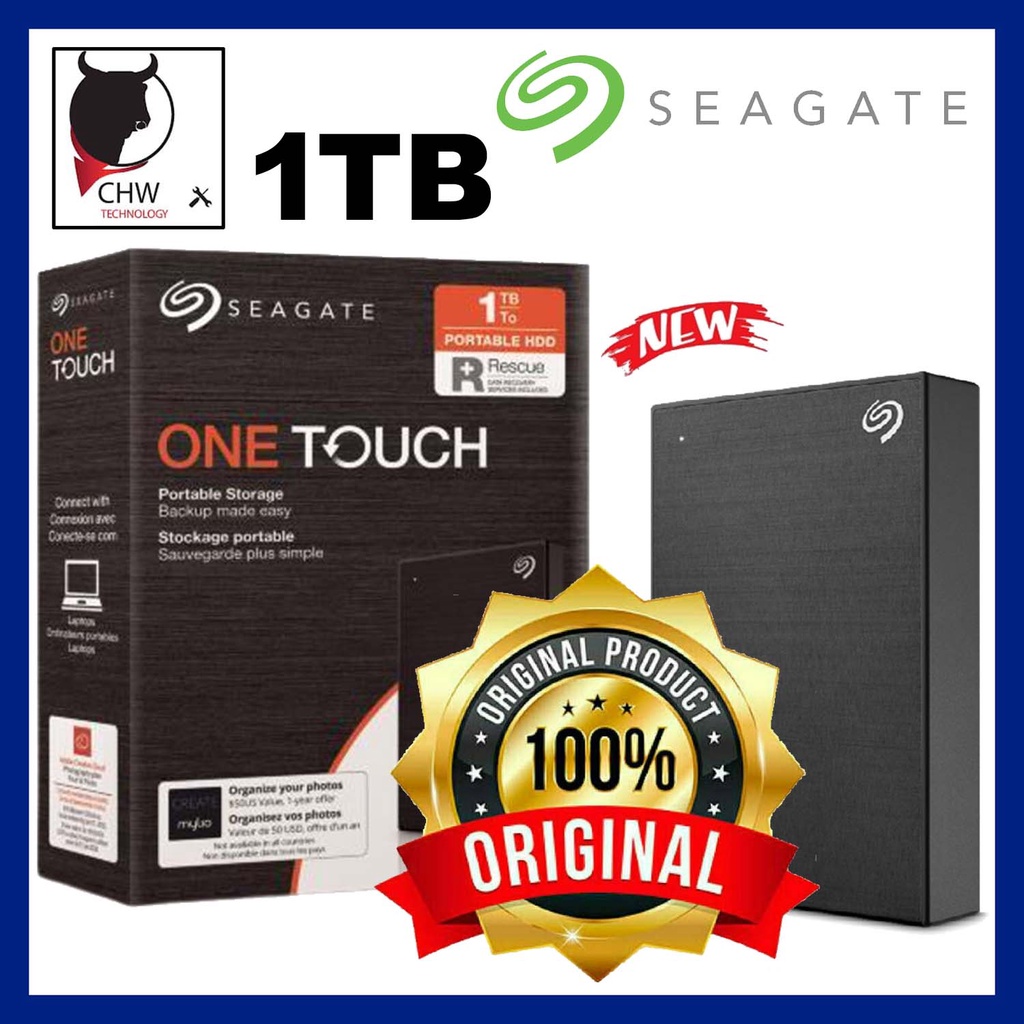 Jual SEAGATE ORIGINAL MALAYSIA ONE TOUCH EXTERNAL HARD DISK 1TB ...