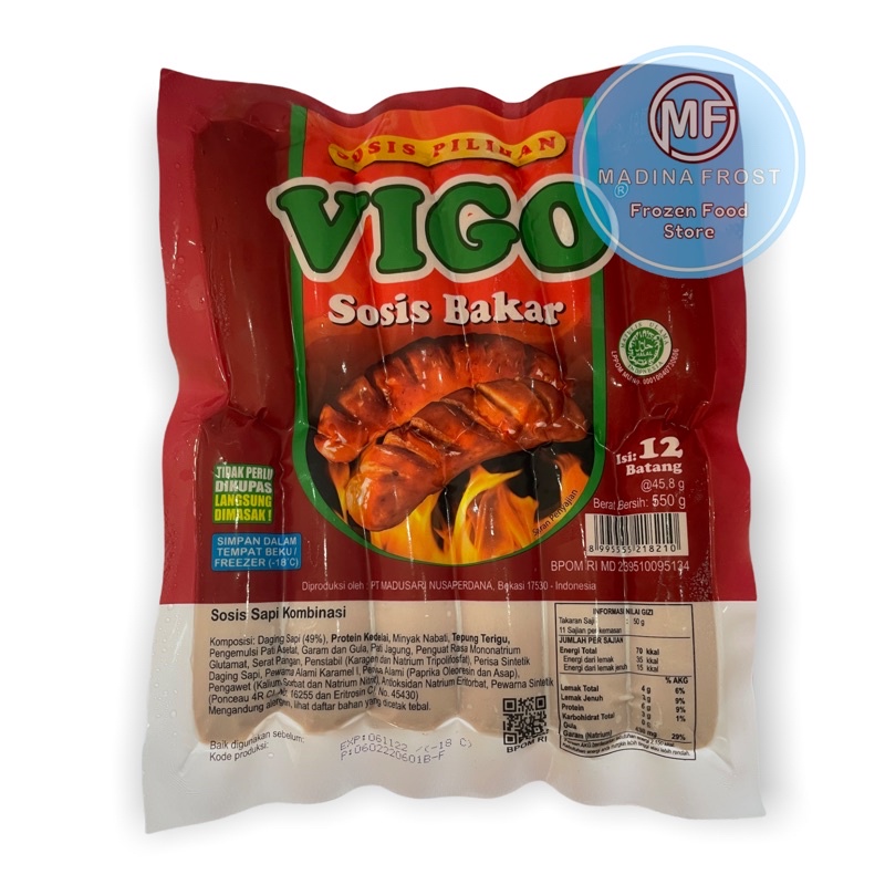 Jual VIGO SOSIS SAPI BAKAR ISI 12 | Shopee Indonesia