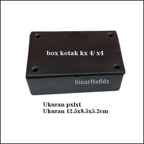 Jual BOX KOTAK KX 4 / BOX PLASTIK HITAM X4 | Shopee Indonesia