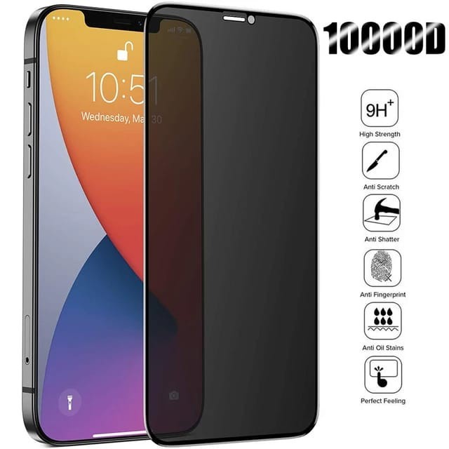 Jual TEMPERED GLASS SPY PRIVACY BLACK / ANTI GORES KACA FULL LAYAR FOR SAMSUNG A06 / A05 / A05S ...