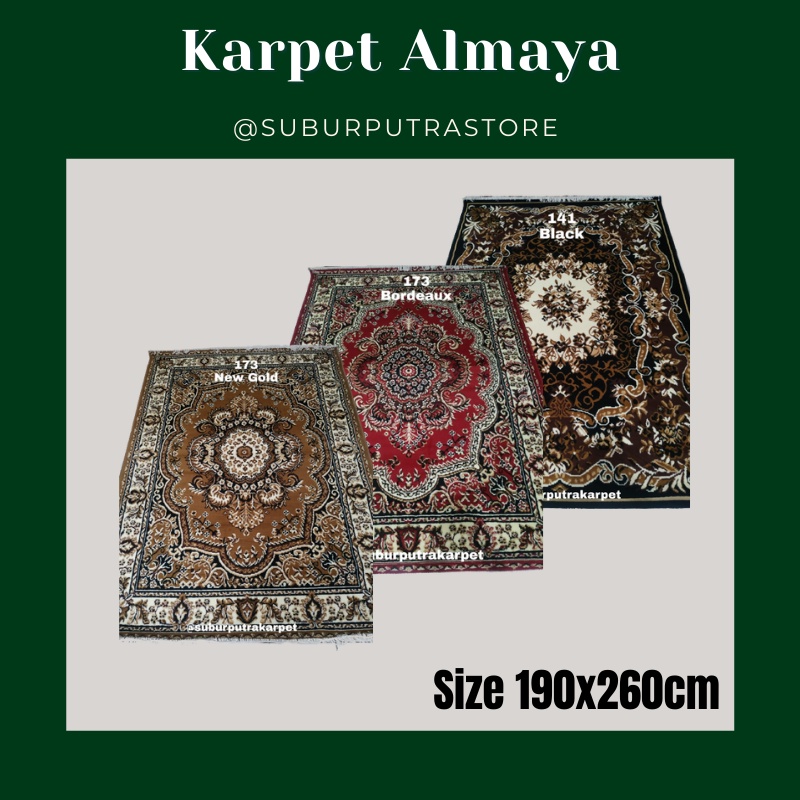 Jual Karpet Permadani Almaya 190x260cm EX | Shopee Indonesia