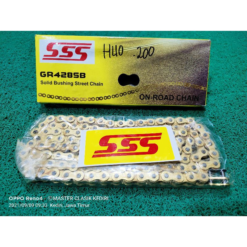 Jual RANTAI RANTE SSS TRIPLE S GOLD 428SB HSB PNP CB GLP TIGER | Shopee ...