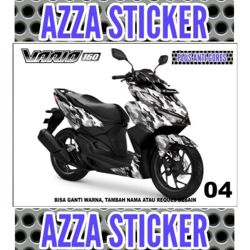 Jual Stiker Dekal Vario 160 Decal Motor Vario 160 Full body Sticker ...