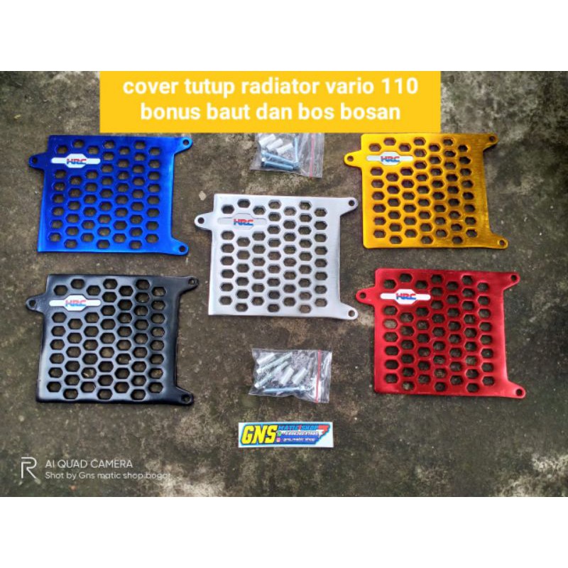 Jual Cover tutup radiator hrc vario 110 cnc vario karbu Vario lama ...