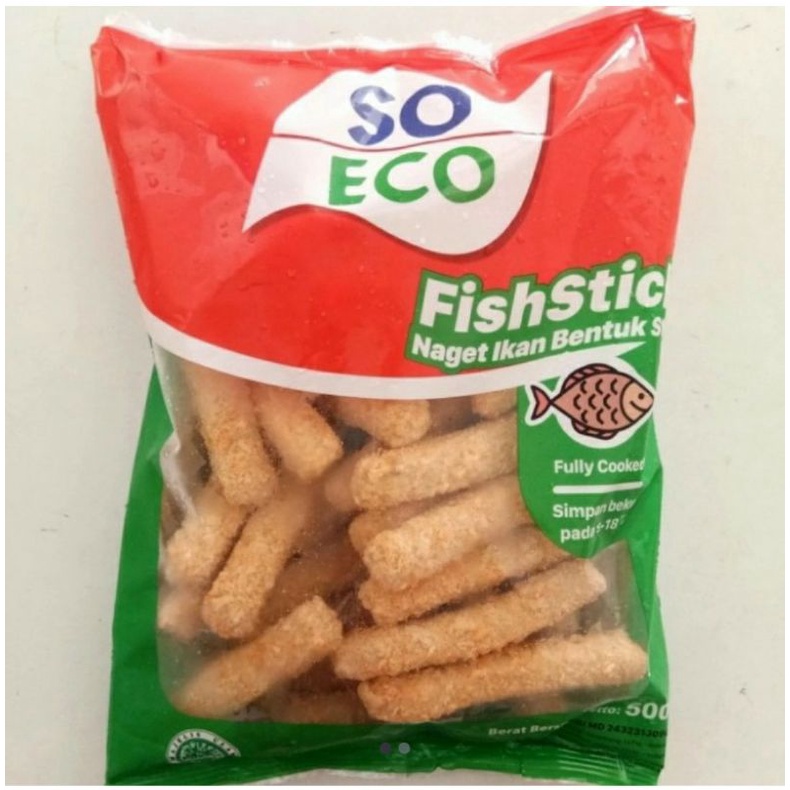 Jual SO ECO FISH STICK 500gr nugget stik ikan | Shopee Indonesia