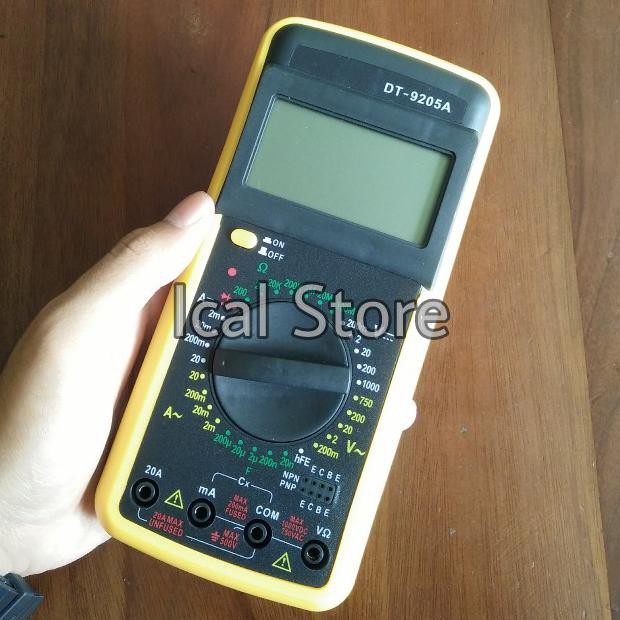 Jual Multimeter DT9205A - Multitester Digital DT-9205A - Display LCD ...