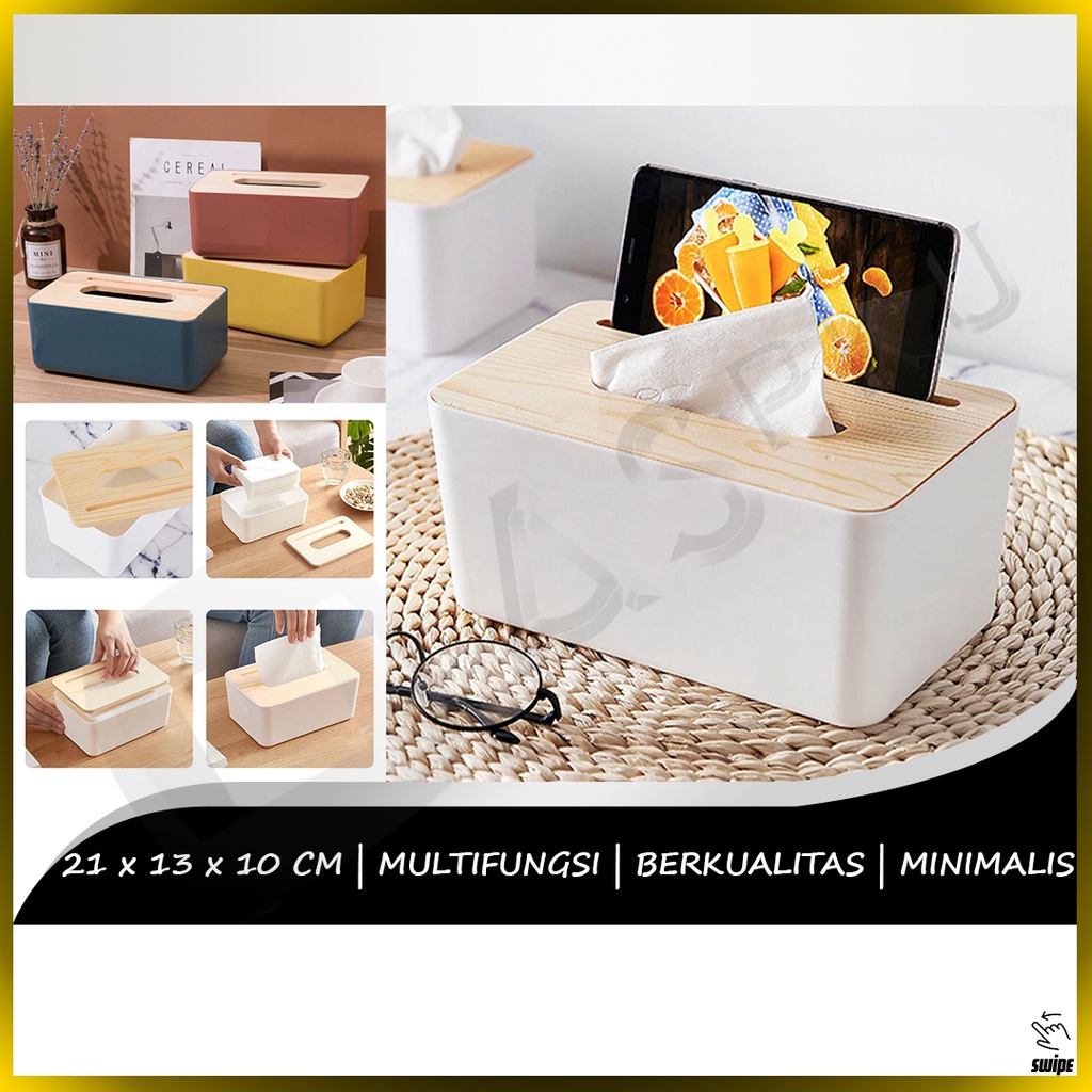Jual Premium Tissue Box V2 Organizer Tempat Kotak Tisu Holder hp ...