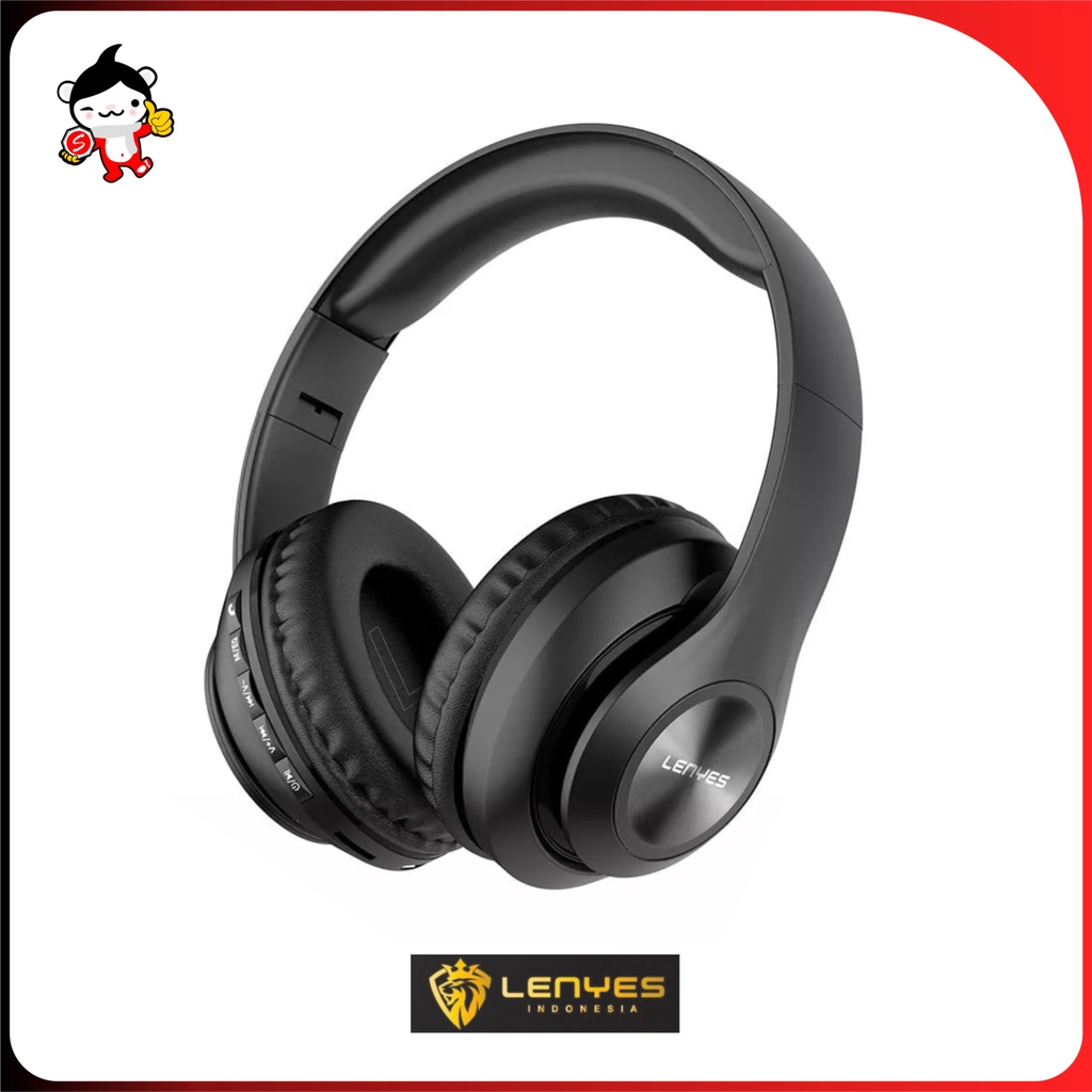 Jual Handsfree Bluetooth LENYES LH75 Stereo Wireless Headset Bluetooth ...