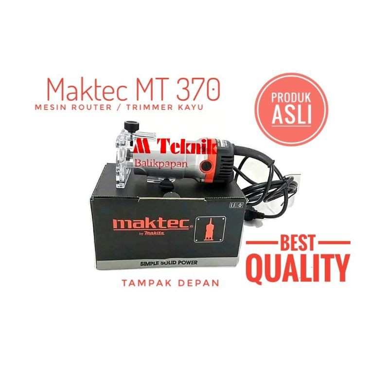 Jual Mesin Router Maktec MT 370 trimmer profil kayu mt370 | Shopee ...