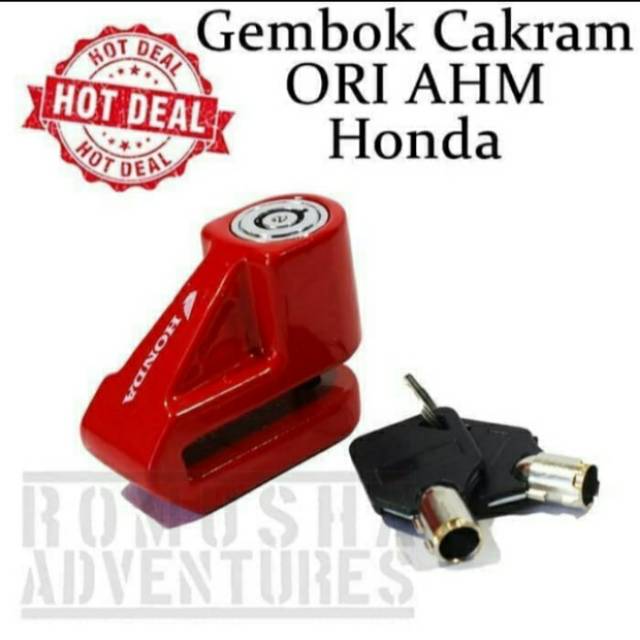 Jual Gembok cakram motor original Honda | Shopee Indonesia