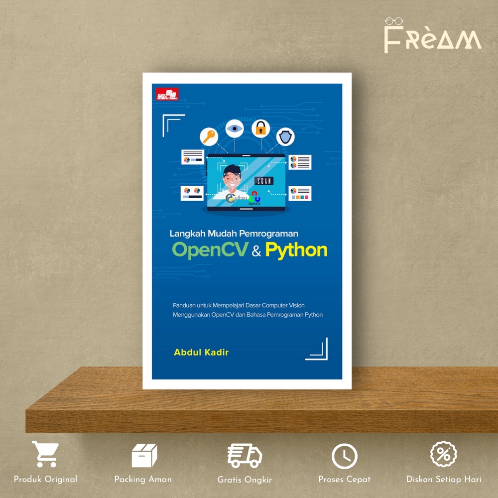 Jual Buku Komputer Langkah Mudah Pemrograman Opencv & Python by Abdul ...