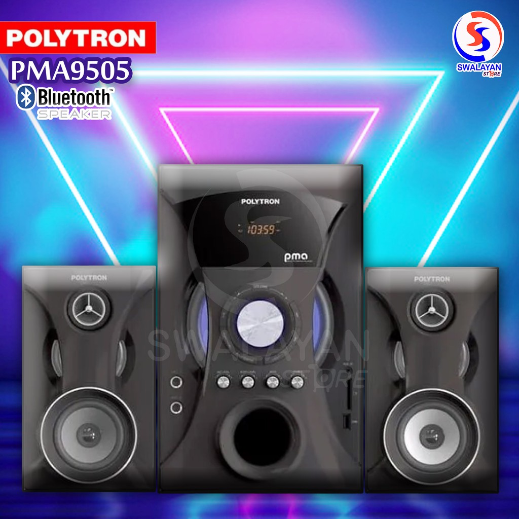 Jual SPEAKER POLYTRON PMA 9505/ 9525 BLUETOOTH ORIGINAL | Shopee Indonesia