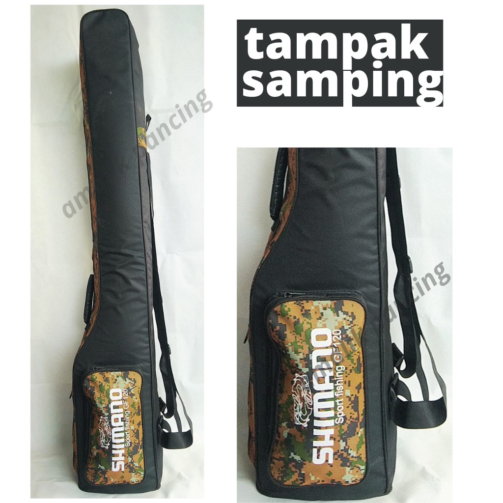 Jual Tas Mancing Ransel dan Jinjing 2 Sisi (double) Logo Mancing Mania ...