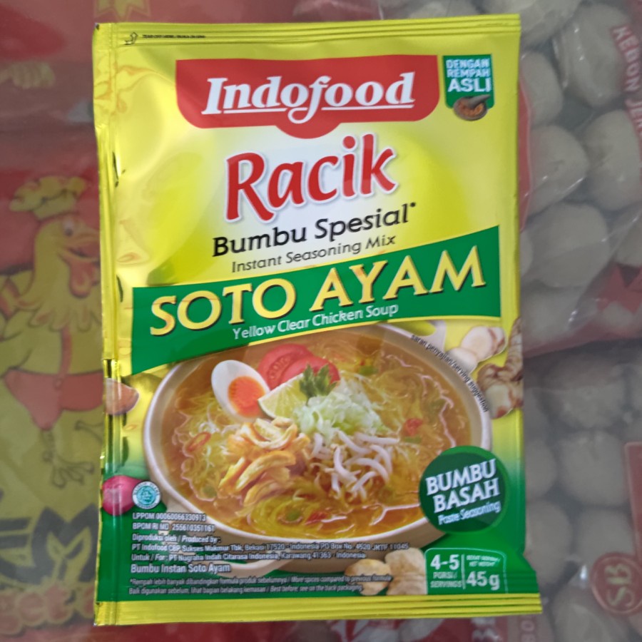 Jual Indofood racik bumbu soto ayam 45 gr | Shopee Indonesia