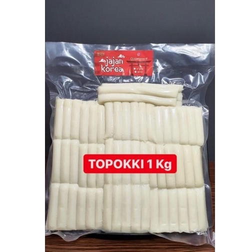 Jual Jajan Korea topokki 1 kg Rice Cake tteokbokki ttokpokki tokpokki ...